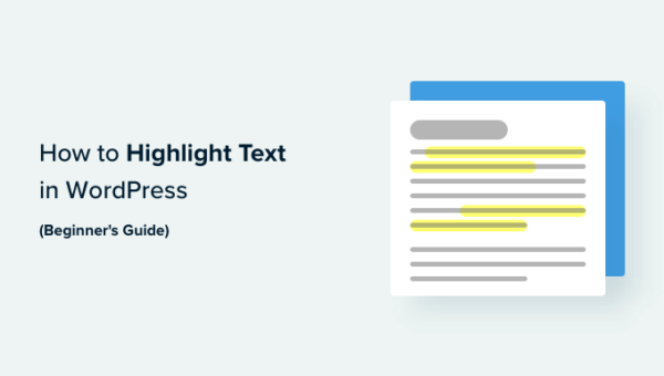 How to Highlight Text in WordPress (Beginner's Guide) | SellingsVibe